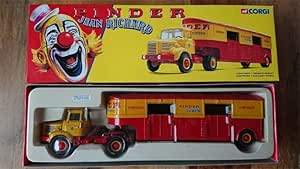 Amazon.com: Corgi Berliet TLR & Horse Box Trailer PINDER Jean Richard ...