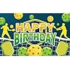 Amazon.com: Pickleball Party Decorations Happy Birthday Banner, Large ...