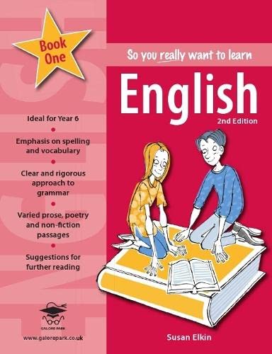 So You Really Want to Learn English Book 1: Book 1: Susan Elkin ...