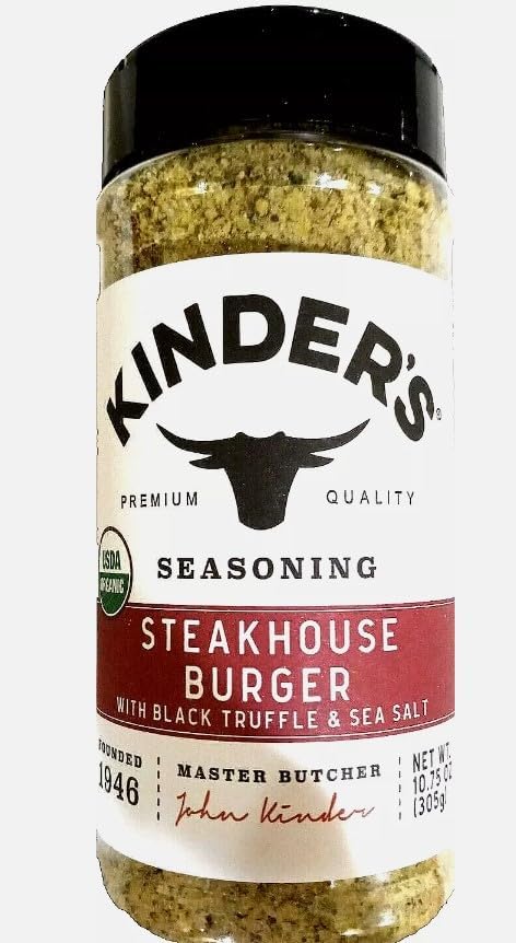 Amazon.com : Kinders Organic Steakhouse Burger with Black Truffle and ...