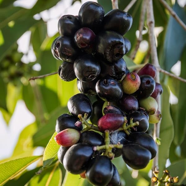 MITU Black Jamun Fruit Plant - KALO JAM Dwarf Plant 1 Healthy Live ...