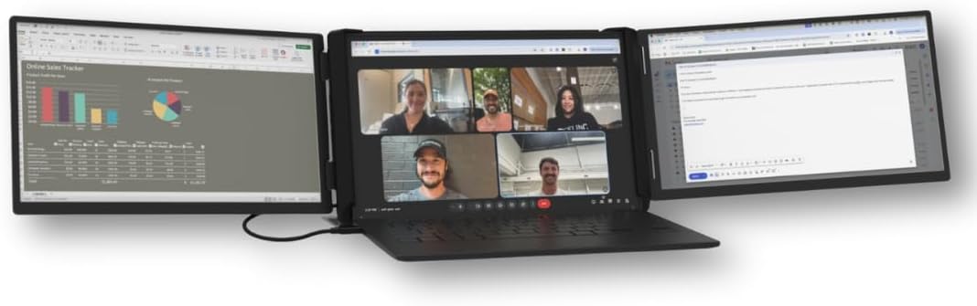 Amazon.com: Xebec Tri-Screen 3 Laptop Screen Extender | Portable ...