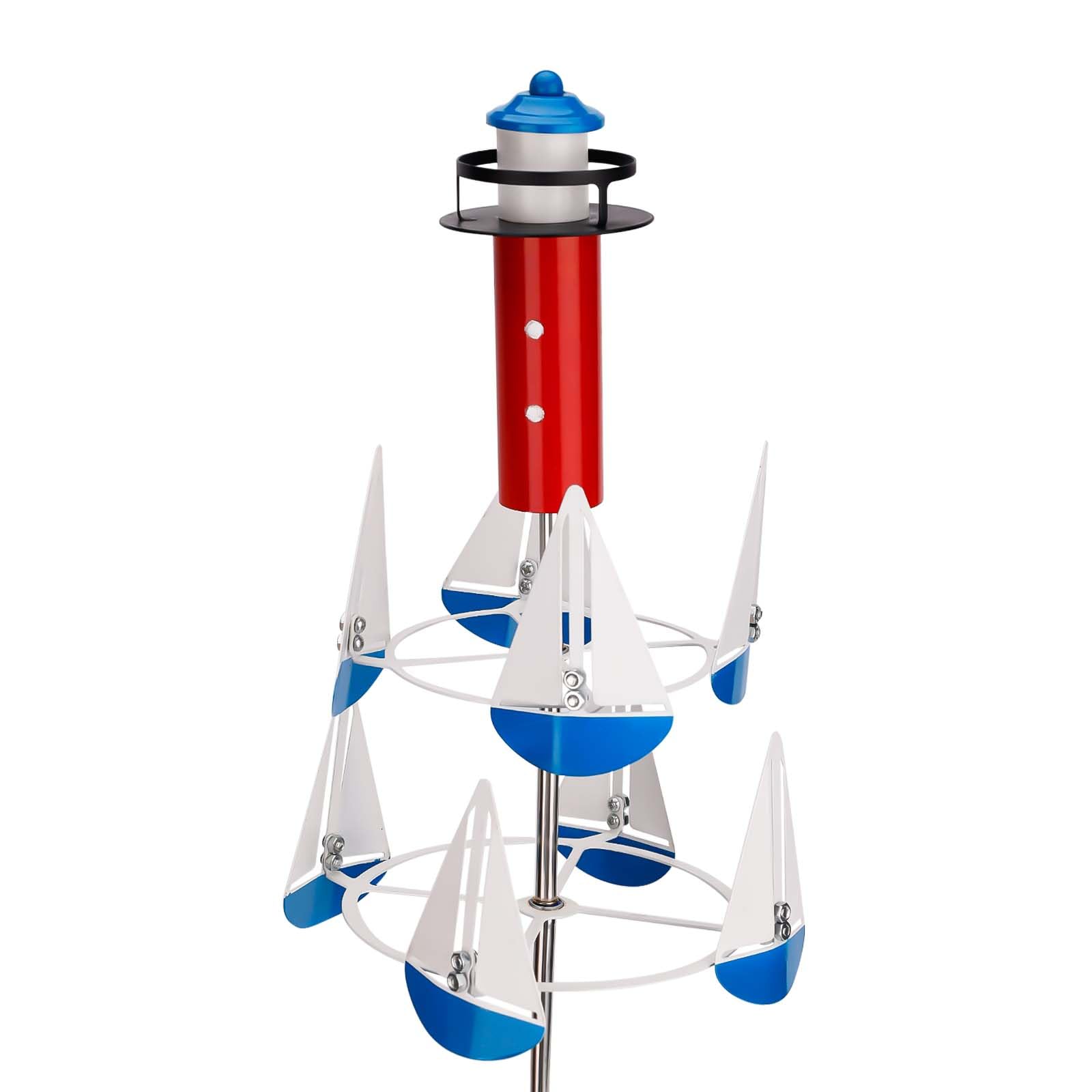 Amazon.com: Sailboat Windmills, Unique Kinetic Art Sailing Wind ...