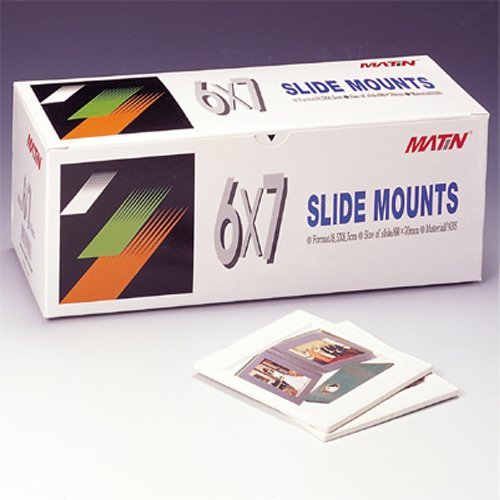 Matin ABS Plastic Slide Mounts 6x7-50 pcs: Microscope Slide Holders ...