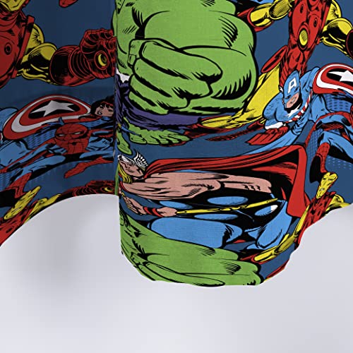 Marvel Comics Avengers Comic Heroes 183cm x 168cm Eyelet Window ...