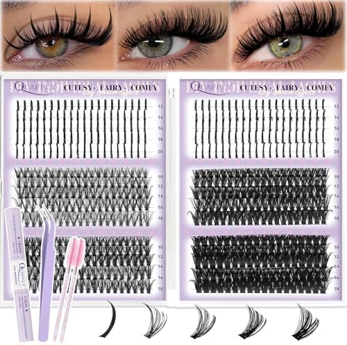 Amazon.com: Lash Clusters Kit - 590Pcs Including Spikes Eyelashes & 4 ...