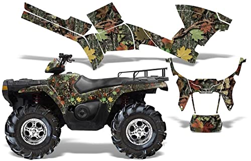 Buy AMR Racing ATV Graphics kit Sticker Decal Compatible with Polaris ...