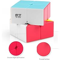 Amazon.com: D-FantiX Speed Cube Set, QY Toys Cube 3 Pack Qidi S2 2x2 ...