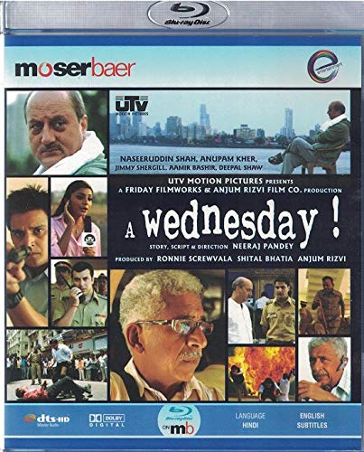 Amazon.com: A Wednesday (Brand New Single Disc Blu-Ray, Hindi Language ...