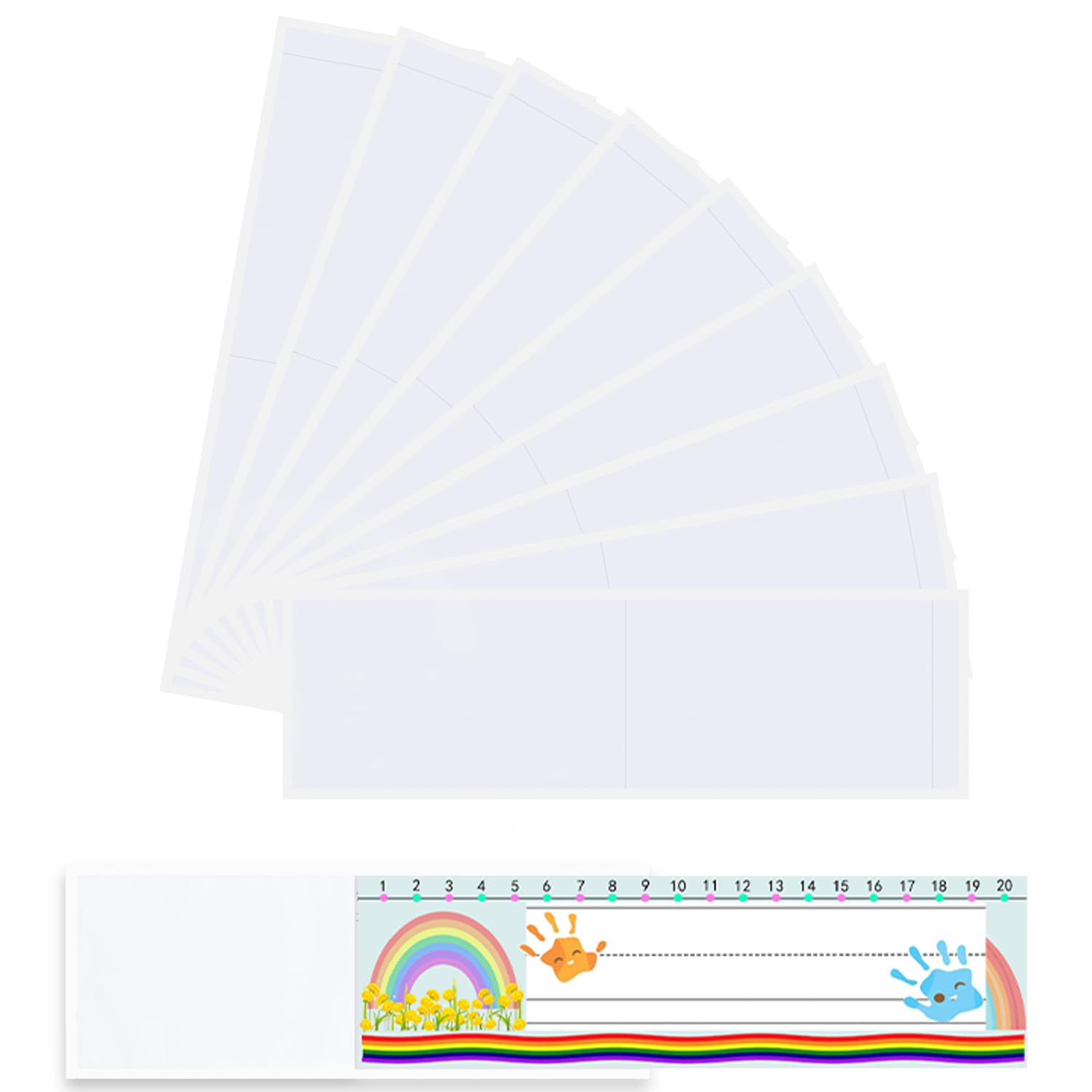 Name Tags Nameplate Pocket, Name Tag Pockets Fo Desks, 9.8''x 4.7 ...