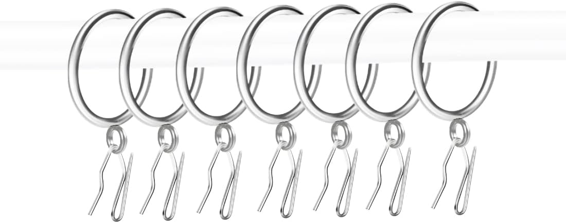 Amazon.com: Ivilon Drapery Eyelet Curtain Rings - 2" Ring Loop for Hook ...