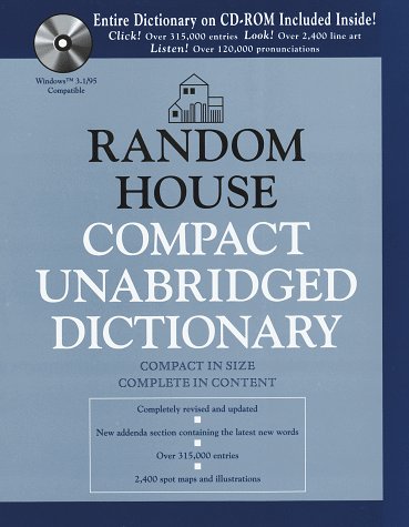 Random House Compact Unabridged Dictionary: Dictionary: 9780679449911 ...