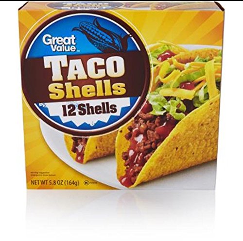 Amazon.com : Great Value: 12 Taco Shells, 5.8 Oz : Grocery & Gourmet Food