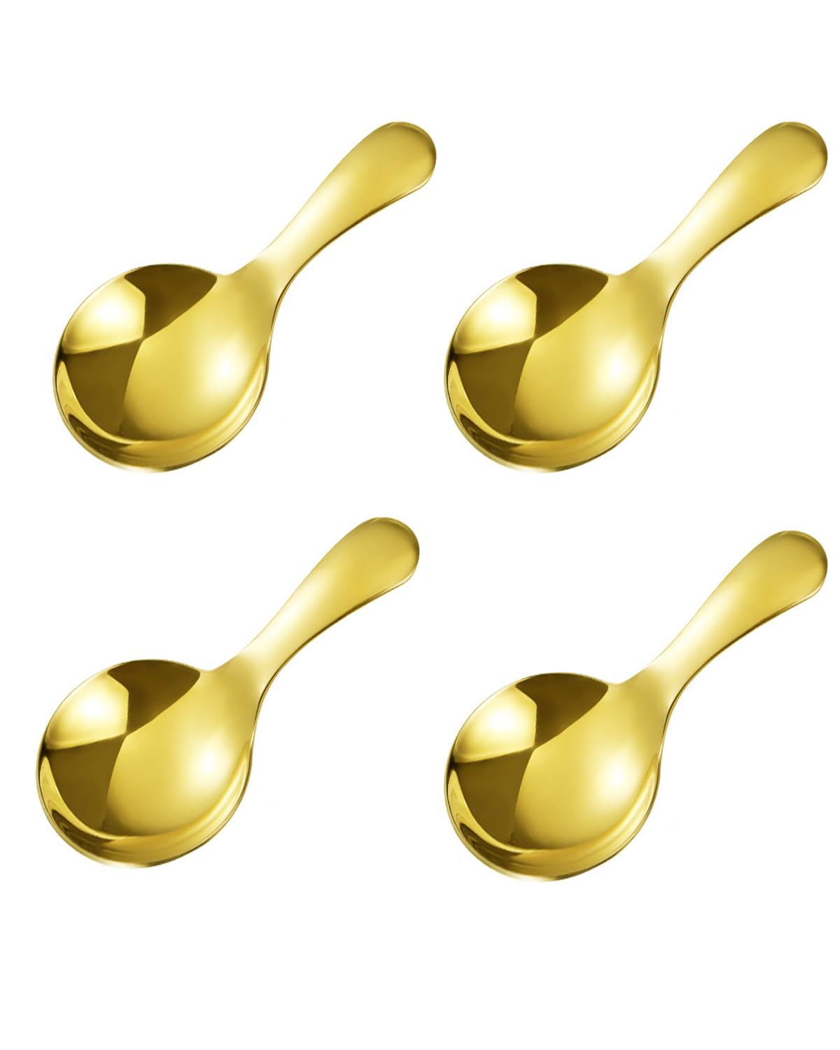 Amazon.com: 4PCS Mini Scoop for Canisters,Stainless Steel Short Handle ...