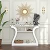 Amazon.com: ZENY Console Table, Entryway Table with 3 Tier Storage ...