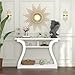 Amazon.com: ZENY Console Table, Entryway Table with 3 Tier Storage ...