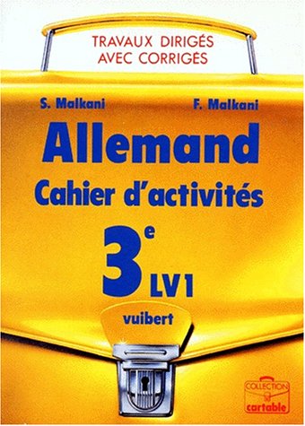 Allemand 3eme Lvi. Cahier D'Activites : Malkani, Fabrice, Malkani ...