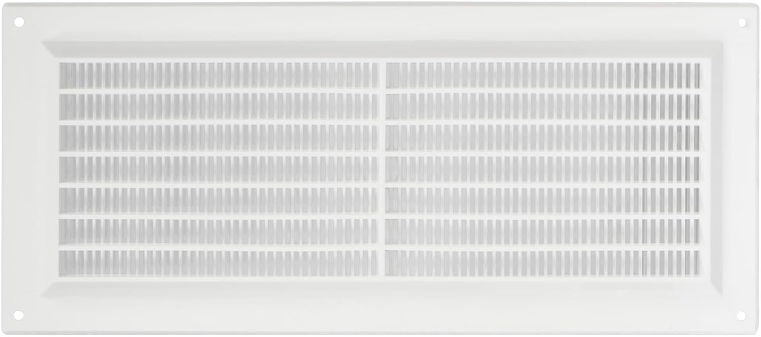 5'' x 12'' Inch / 130 x 300 mm Plastic Vent Cover - White - Rectangular ...