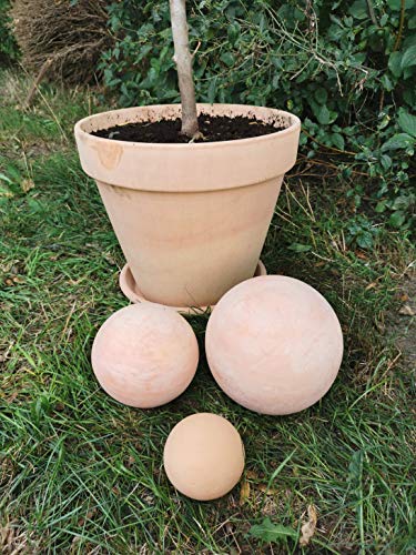 Decorative Garden Ball, terracotta, frost-proof and weather-resistant ...