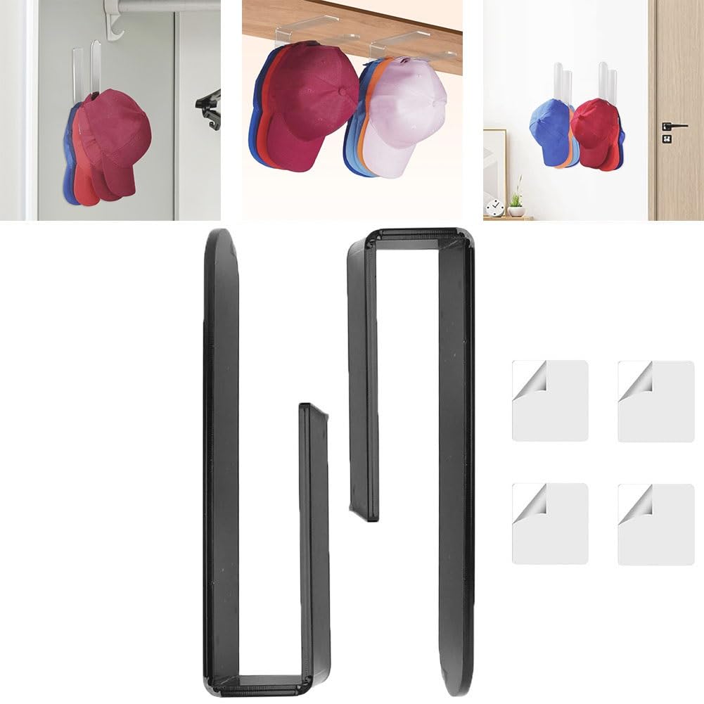 Amazon.com: Sturdy Acrylic Wall Mounted Hat Hook, Baseball Hat ...