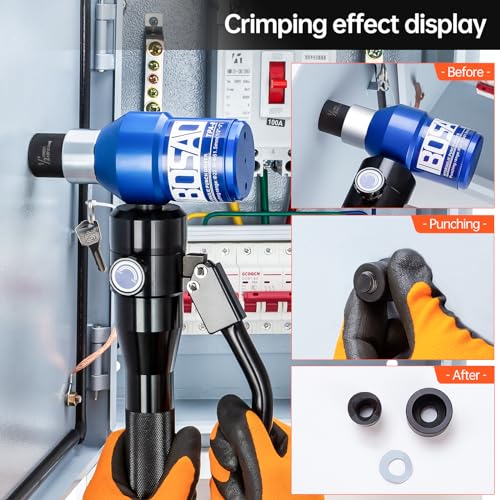 Snapklik.com : Hydraulic Knockout Hole Punch Driver Kit 1/2 To 2 Inch ...