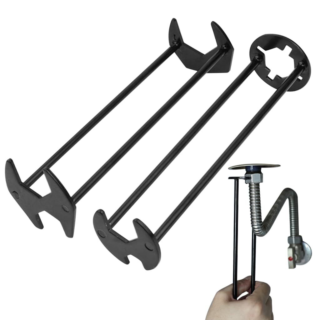 Serplex® 2Pcs Sink Wrench Multi Purpose Four-Jaw Sink Wrench Universal ...
