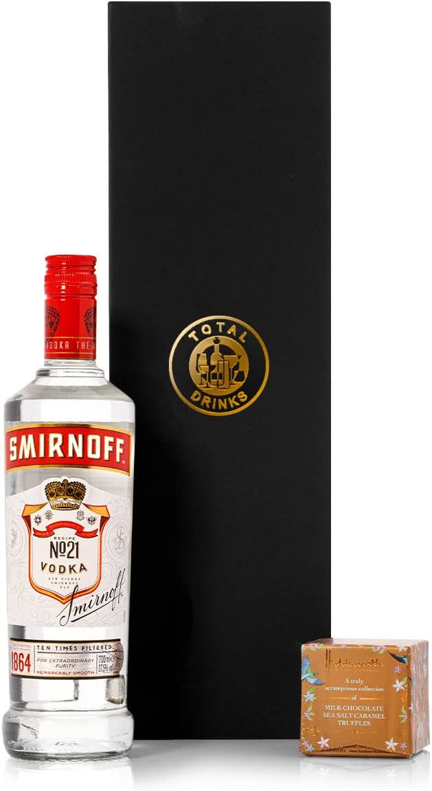 Smirnoff Vodka 70cl & Chocolate Truffle Gift Box : Amazon.co.uk: Grocery