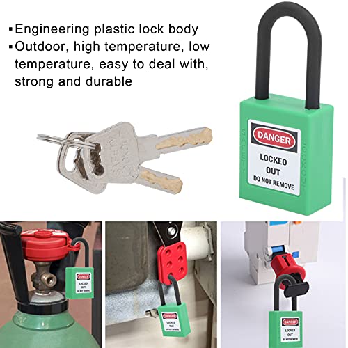 Lockout Tagout Locks 10Set Safety Padlock 2 Key Per Lock Engineering ...