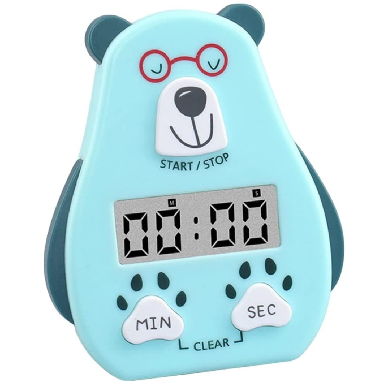 Spatlus Digital Kitchen Timer & Stopwatch - Cartoon Shap, Large LCD ...