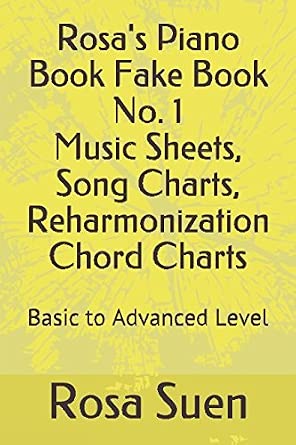 Buy Rosa's Piano Book Fake Book No. 1 - Music Sheets, Song Charts ...