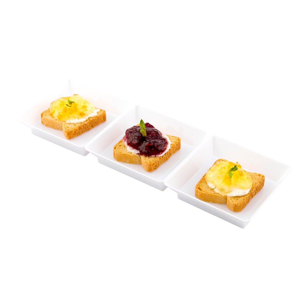 Amazon.com | Restaurantware 7.5 x 2.5 Inch Sauce Trays 100 Disposable ...