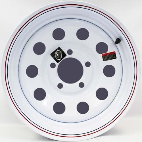 Amazon.com: 14" White Modular with Red and Blue Pin Stripe Trailer ...