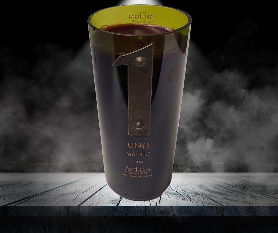 Amazon.com: 2014 Antigal Malbec Uno Wine Bottle Candle - Repurposed ...
