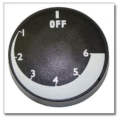 Adcraft Black Thermostat KNOB DIAL DIAL: Thermostat Controllers: Amazon ...