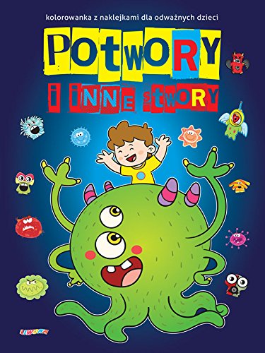 Potwory i inne stwory Kolorowanka z naklejkami | Amazon.com.br