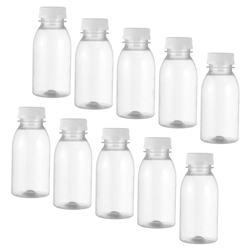 Angoily Mini Juice Bottles with Caps - 15PCS Reusable Milk Bottle with ...