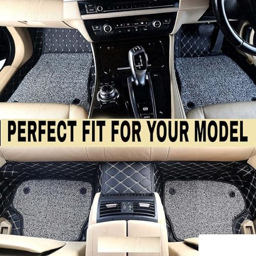 Carnest Car Foot Mats for Hyundai Venue Luxury Double-Stich 7D Car ...