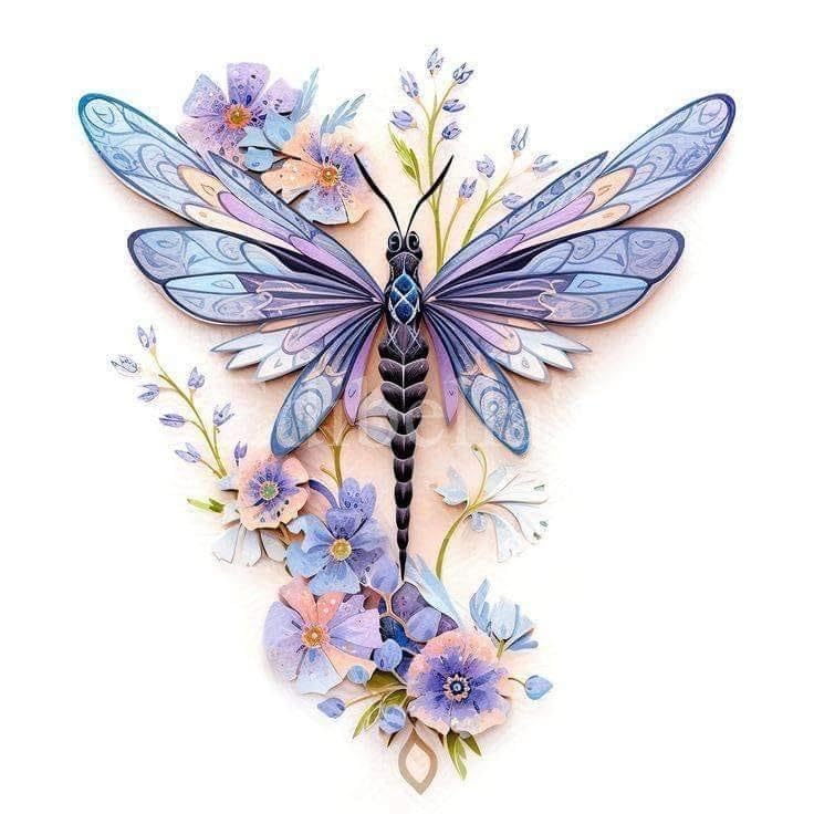 Amazon.com: Dragonfly Decal Sticker for Drink Tumblers, Adorable Funny ...