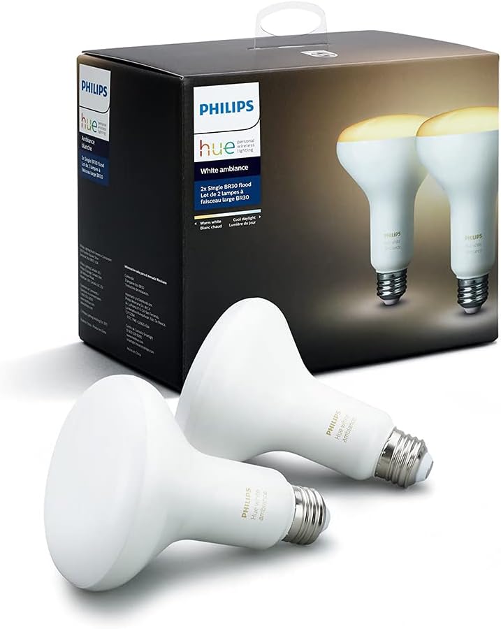Amazon.com: Philips Hue Smart 60W A19 LED Bulb - Soft Warm White Light - 4 Pack - 800LM - E26 ...