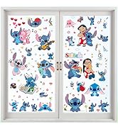 Amazon.com: Humdax Cartoon Window Clings, 9 Sheets Party Window ...