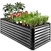 Amazon.com: Best Choice Products 6x3x2ft Outdoor Metal Raised Garden ...