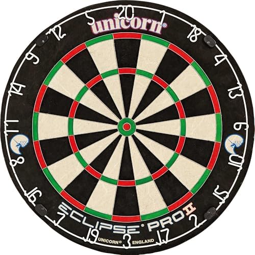 Unicorn Dartboard Darts Board | Eclipse Pro 2 | Flat Profile Number ...
