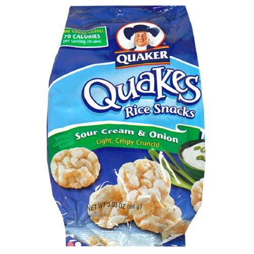 Amazon.com: Quaker Popped Sour Cream & Onion Gluten Free Rice Crisps 3. ...