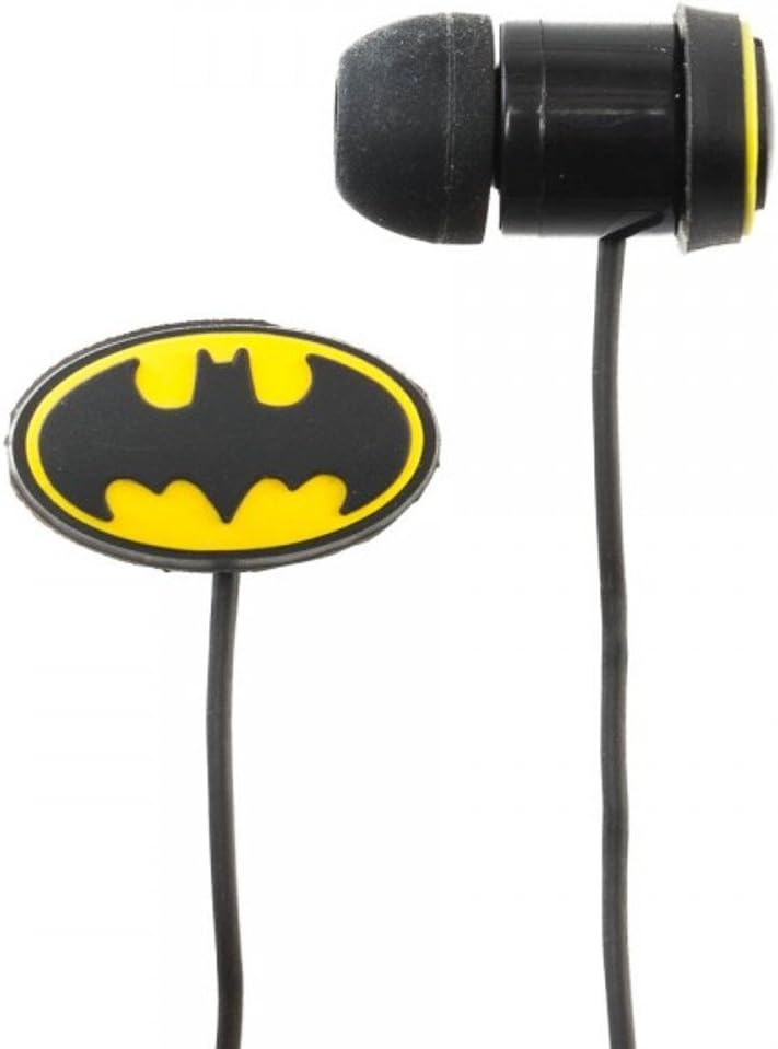 Amazon.com: DC Comics Batman Oval Logo Rubber Ear Buds : Toys & Games