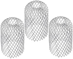 Cusstally 3Pcs Roof Gutter Guard Filters 3 Inch Expand Aluminum Filter ...