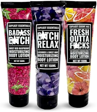 Amazon.com : Explicit Essentials Lotion Gift Set | 3 Hand & Body Lotions (Lavender Mint ...