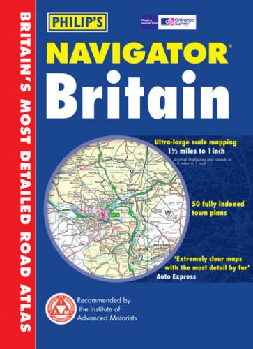 Philip's Navigator Road Atlas Britain (Philip's Road Atlases & Maps ...