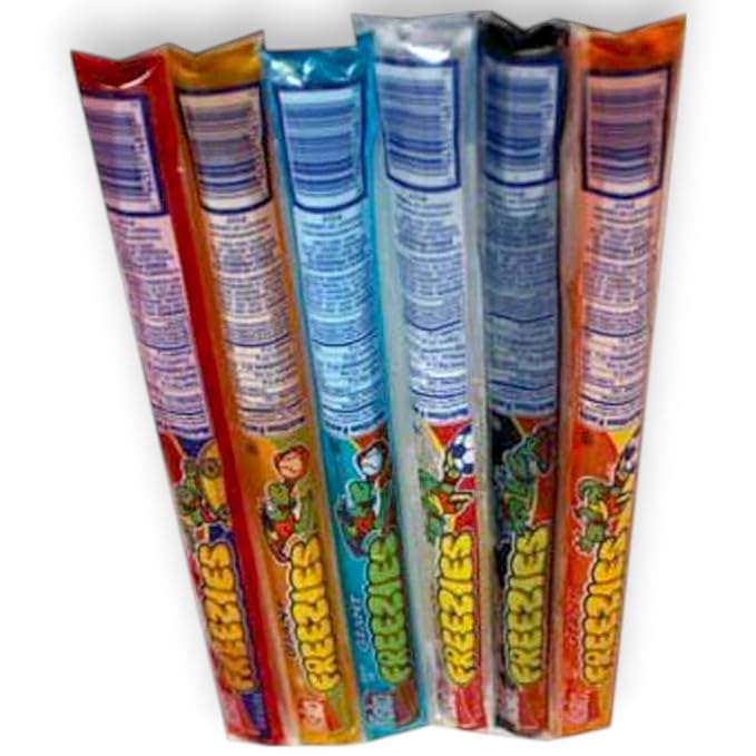 Amazon.com : Giant Freezer Ice Pops Variety Pack of 5.5 oz Ice ...