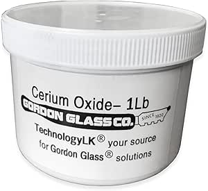 Cerium Oxide Glass Polishing Compound - 1 Lb : Amazon.com.mx ...