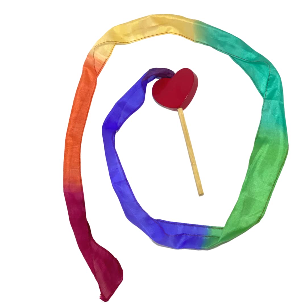 Buy Glee Natural Toys Dance Ribbon Wanda Silk Streamer for Kids (2 ...